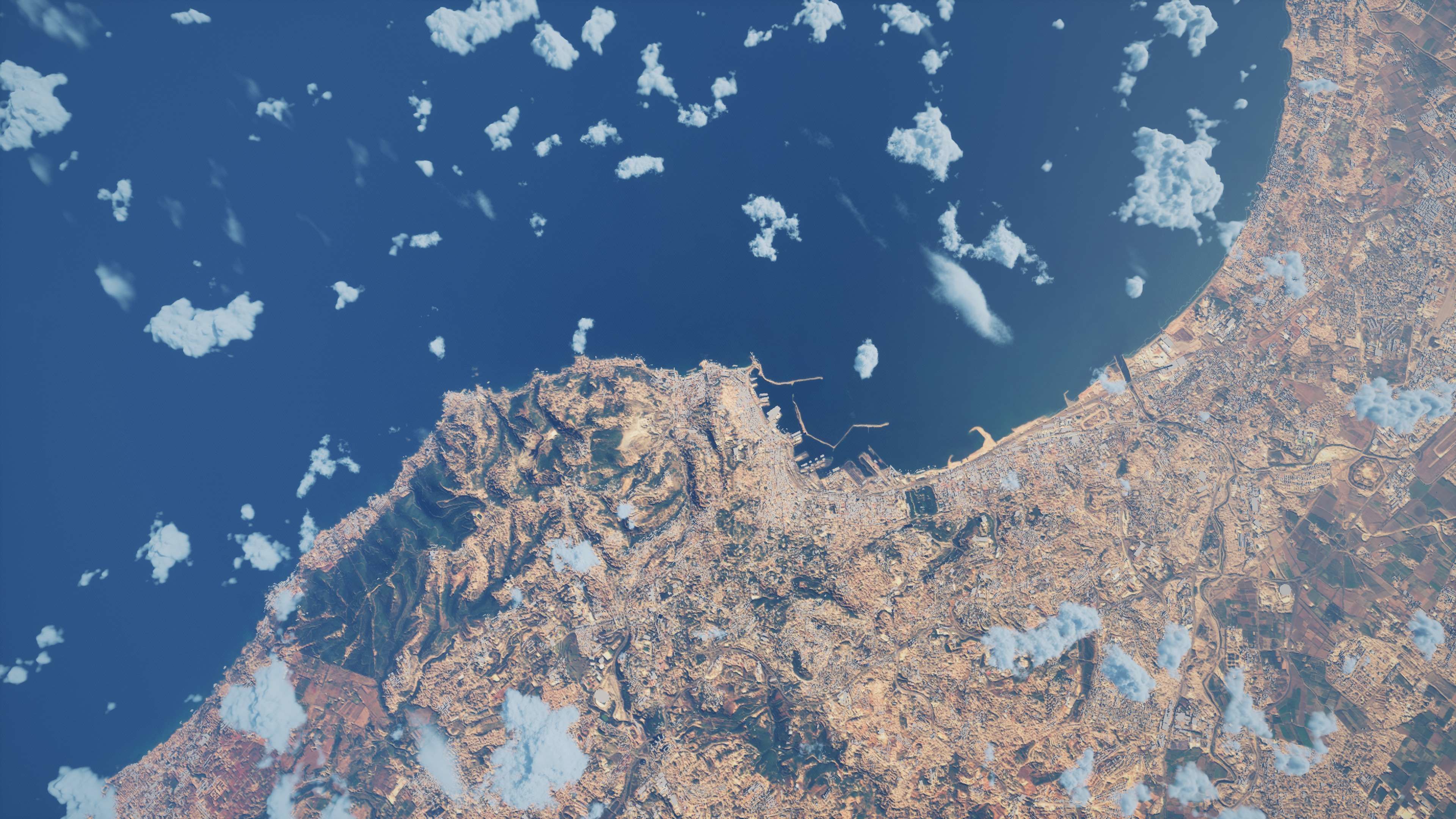Algiers Algeria City Landscape 3D Model 3D model | CGTrader