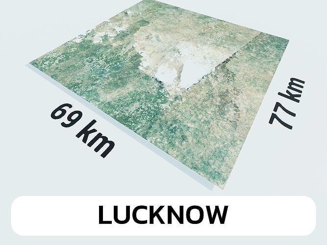 Lucknow India City Landscape 3D Model 3D model | CGTrader