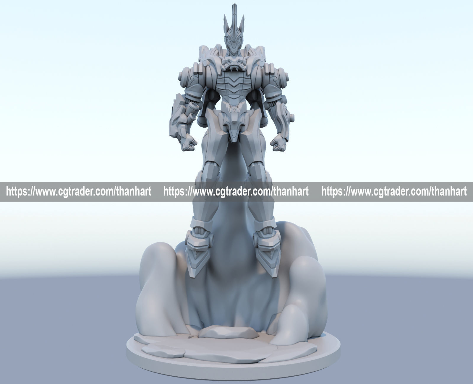 Sett Mecha Kingdom 3D print model League of Legends 3D model 3D ...