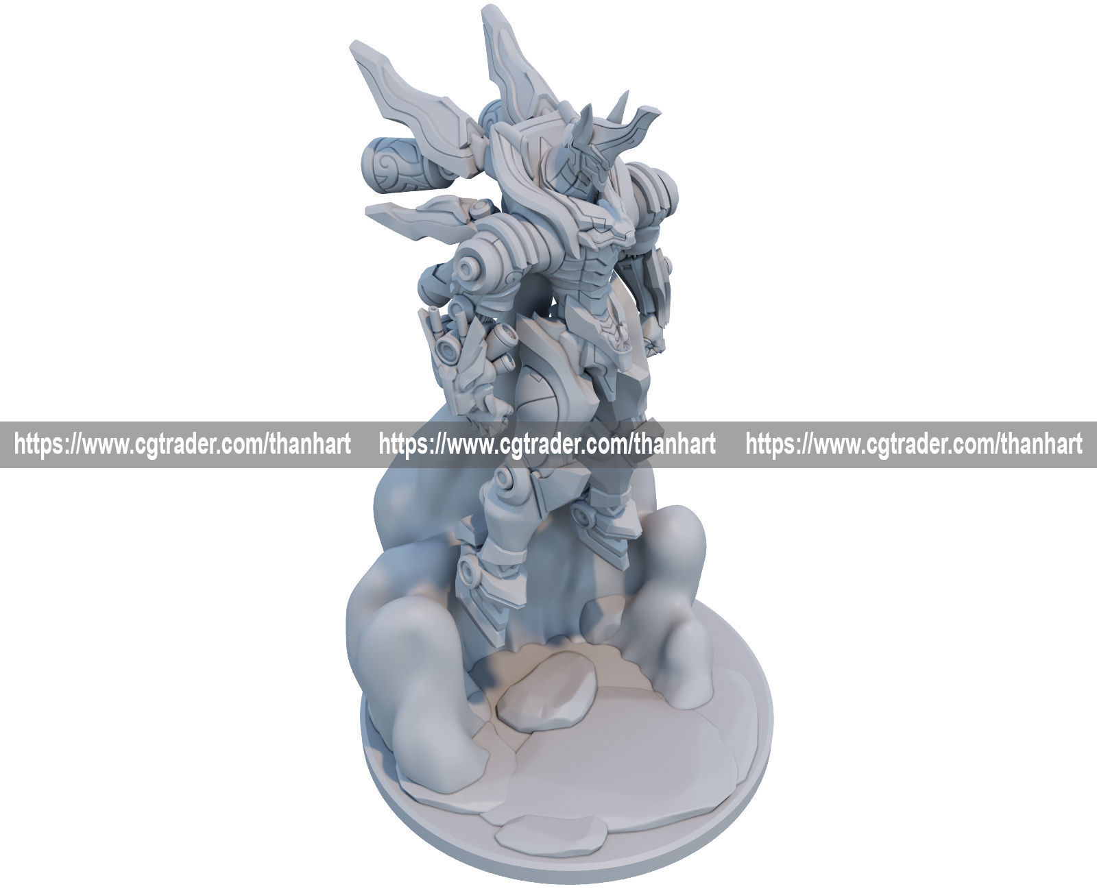 Sett Mecha Kingdom 3D print model League of Legends 3D model 3D ...