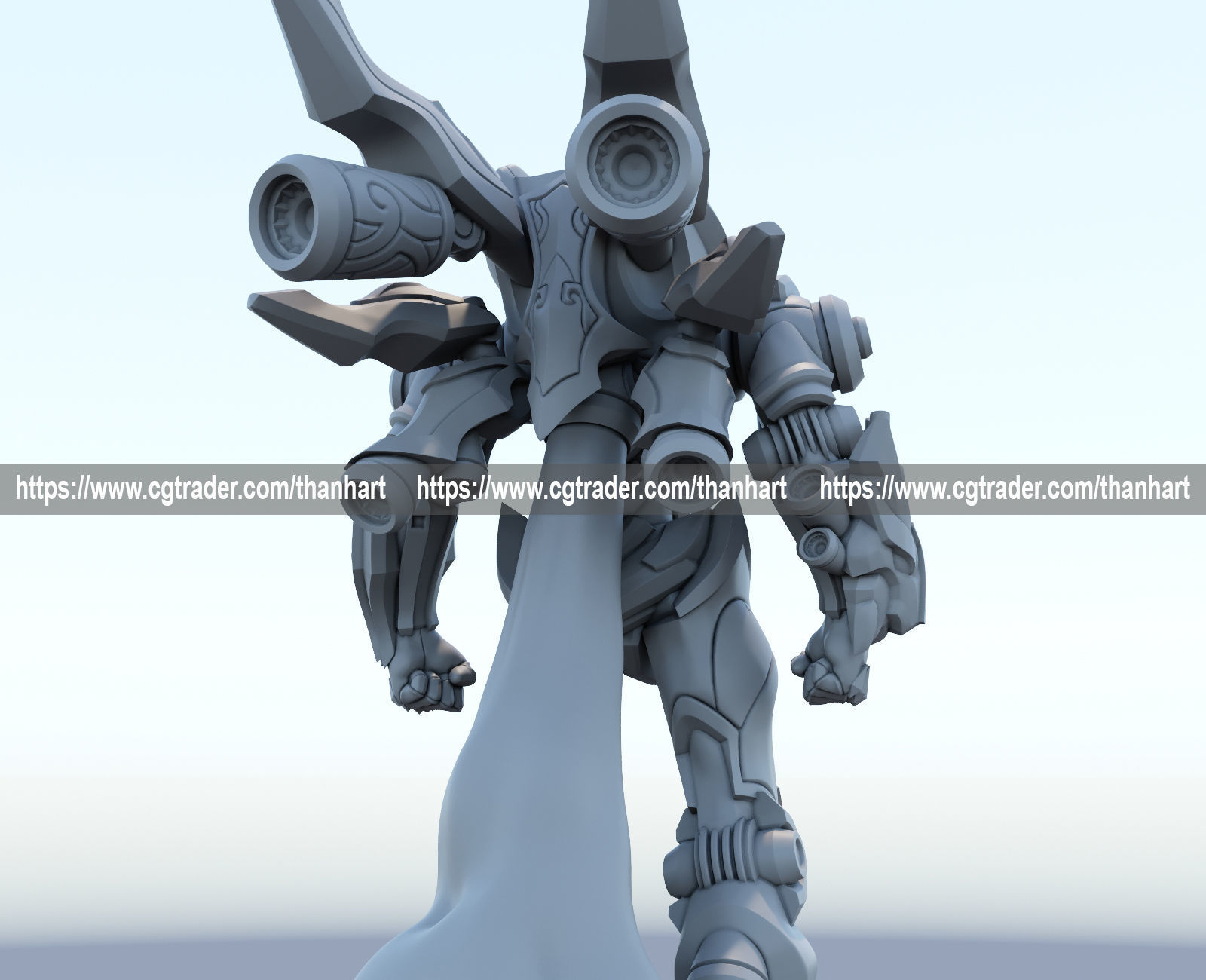 Sett Mecha Kingdom 3D print model League of Legends 3D model 3D ...