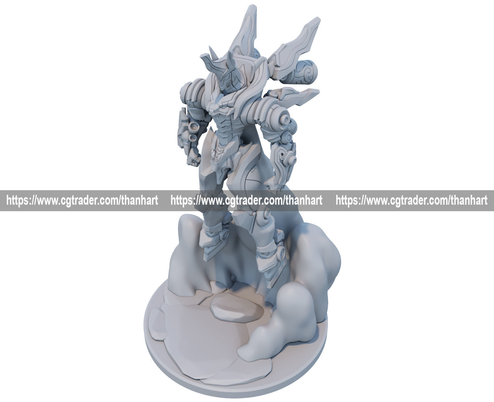 Sett Mecha Kingdom 3D print model League of Legends 3D model 3D ...