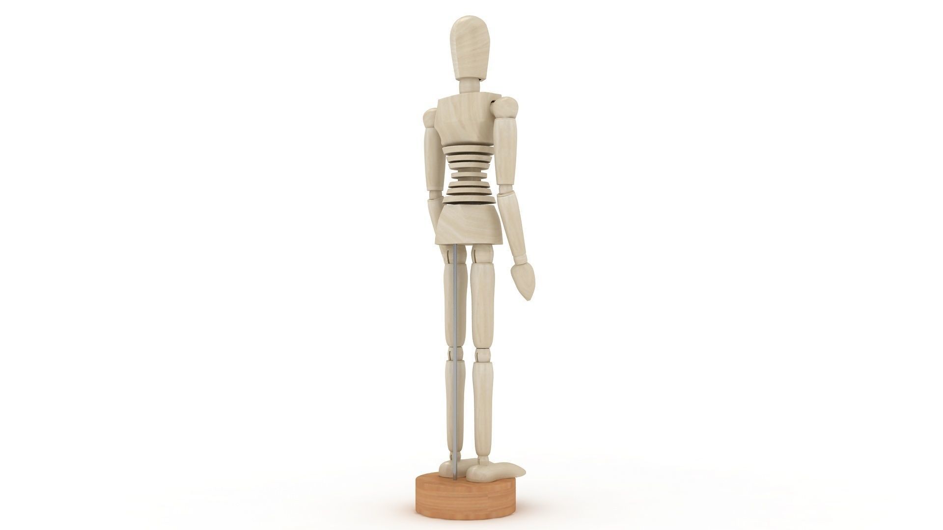 Wooden Manikin 3D model | CGTrader