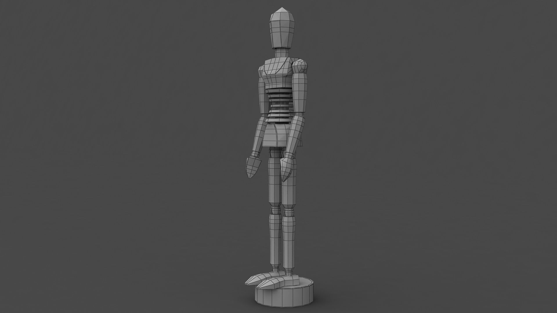 Wooden Manikin 3D model | CGTrader