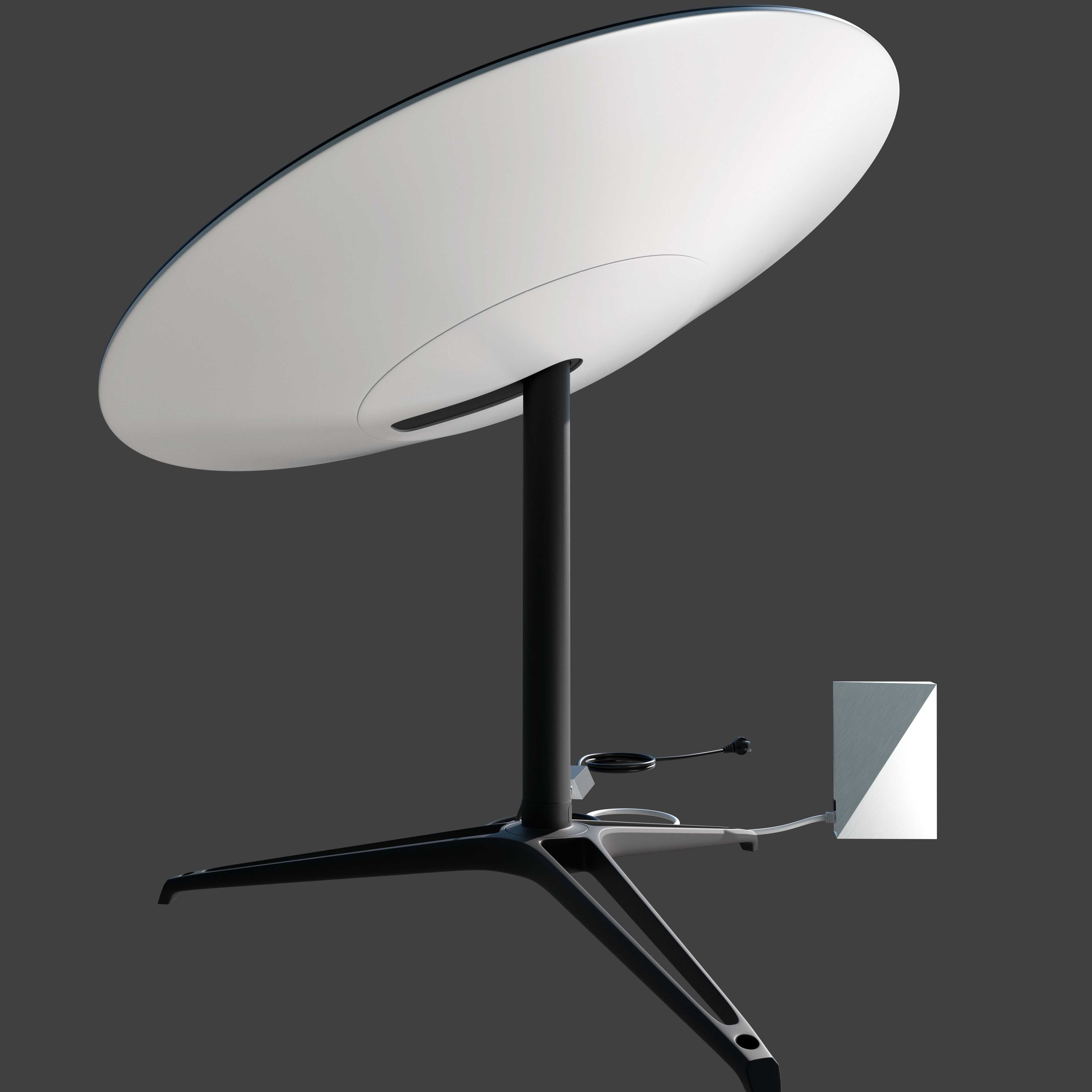 3D model Starlink Dish and Router 3D model VR / AR / low-poly | CGTrader