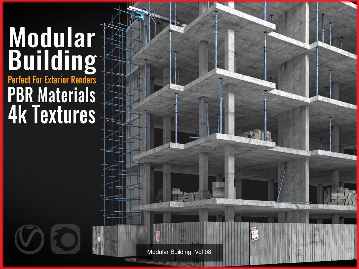 Full Building Collection VR / AR / low-poly | CGTrader