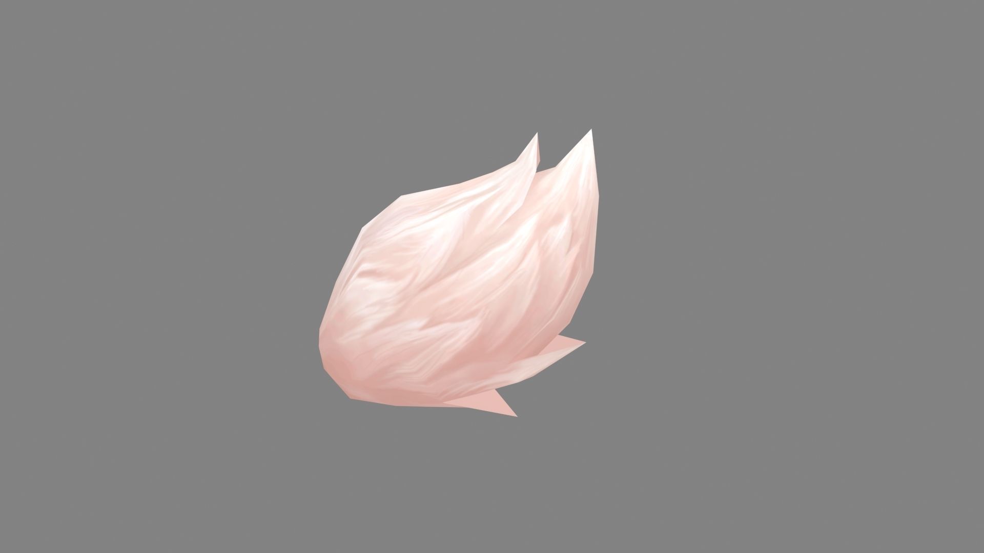 3D model Cartoon rabbit tail VR / AR / low-poly | CGTrader