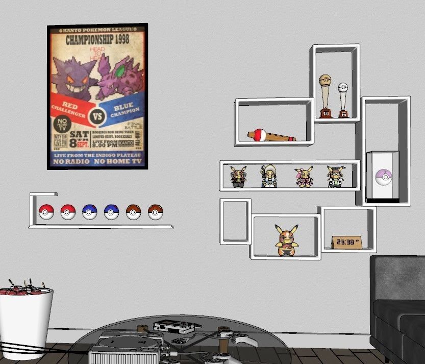 Pokemon Room 3D model animated | CGTrader