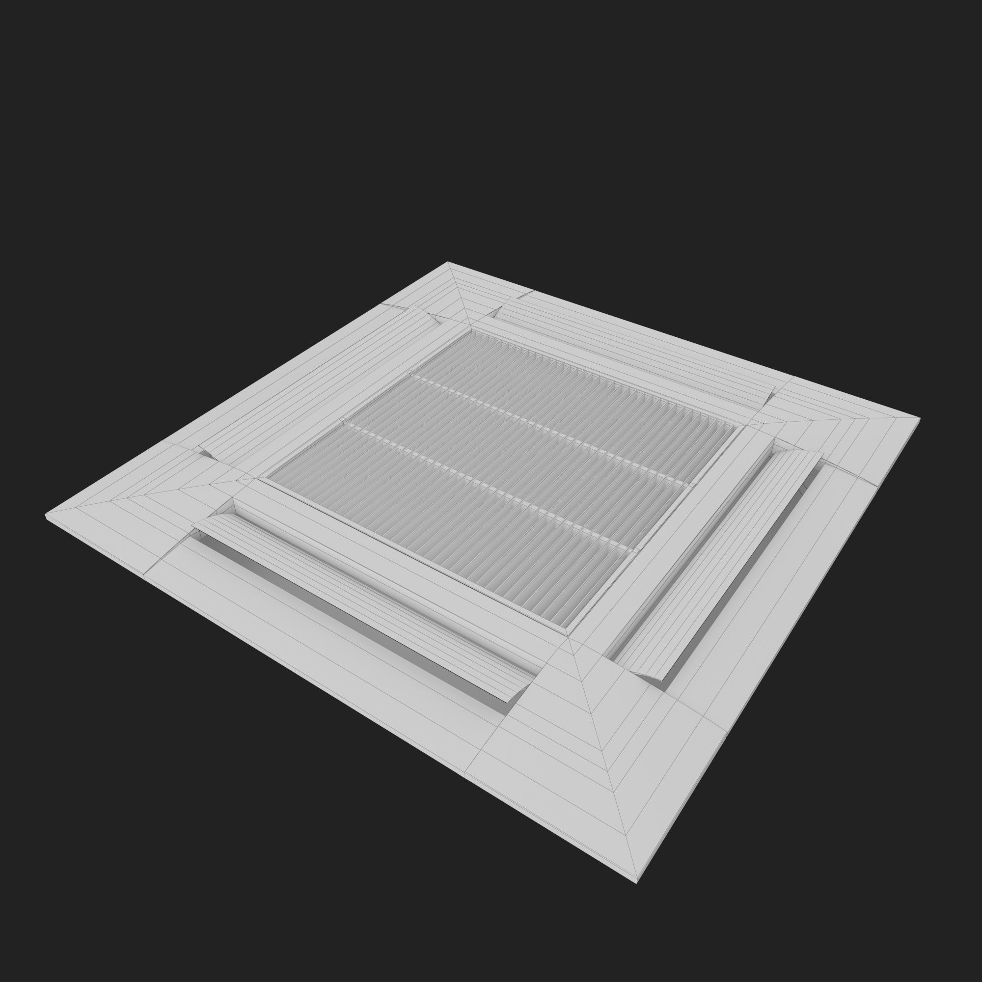 Celling Air Conditioner 5 3D model | CGTrader