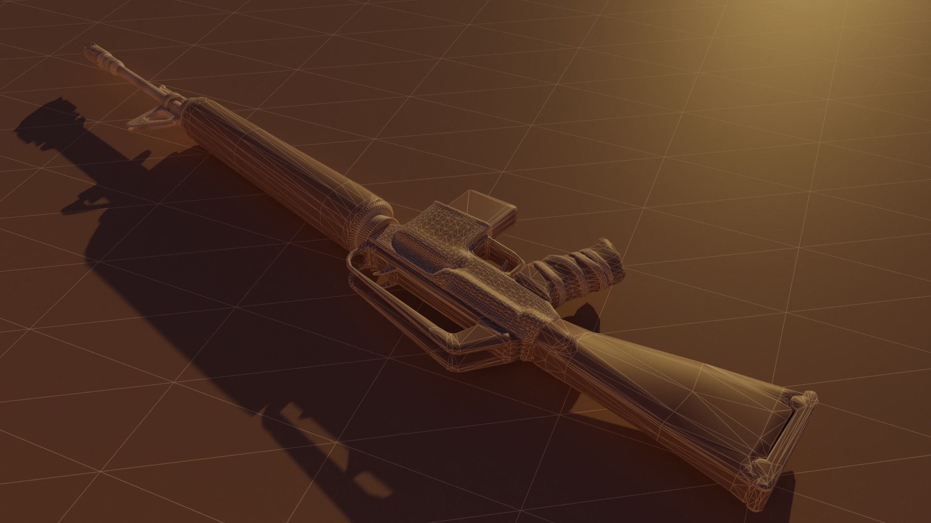 3D model rifle two ar - rifles VR / AR / low-poly | CGTrader