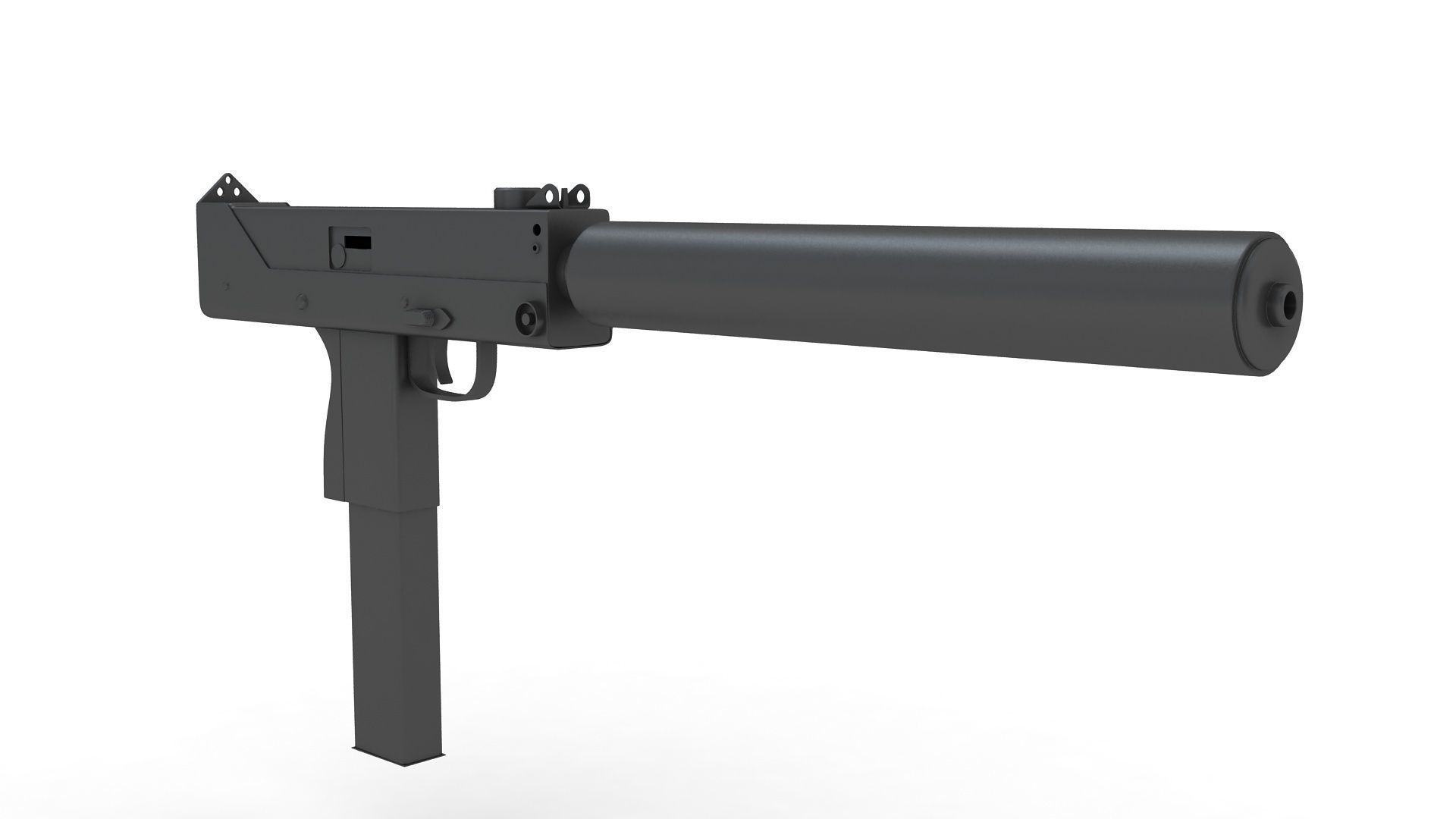 MAC-11 Machine Pistol 3D model | CGTrader