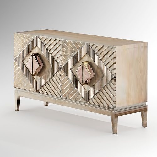 Handcarved Samuel Buffet 3D model | CGTrader