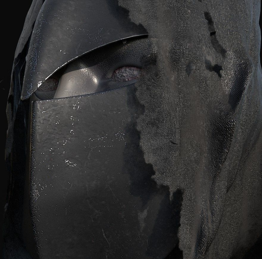 3D model Knight armor head VR / AR / low-poly | CGTrader