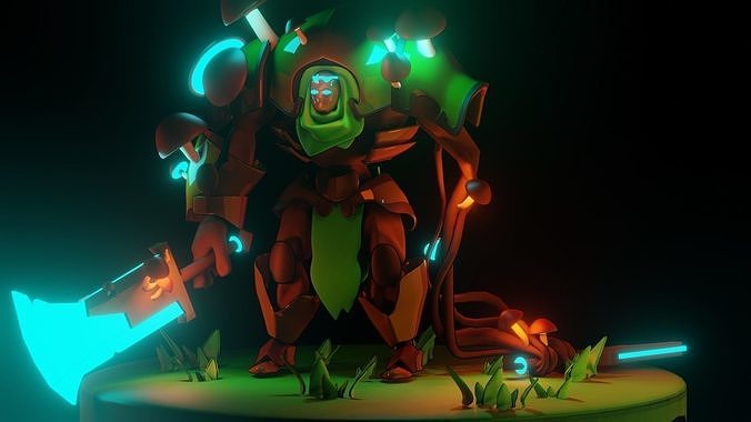 monster free VR / AR / low-poly 3D model animated | CGTrader