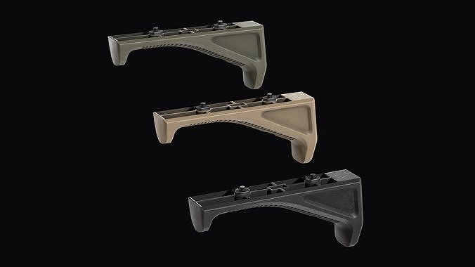3D model Fore grip Magpul AFG Angled M-Lok System VR / AR / low-poly ...