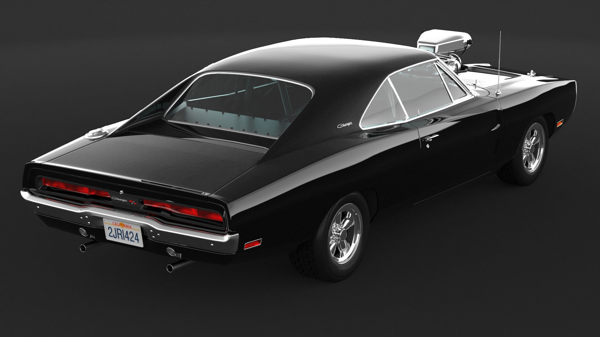 1970 Dodge Super Charger 3D model | CGTrader