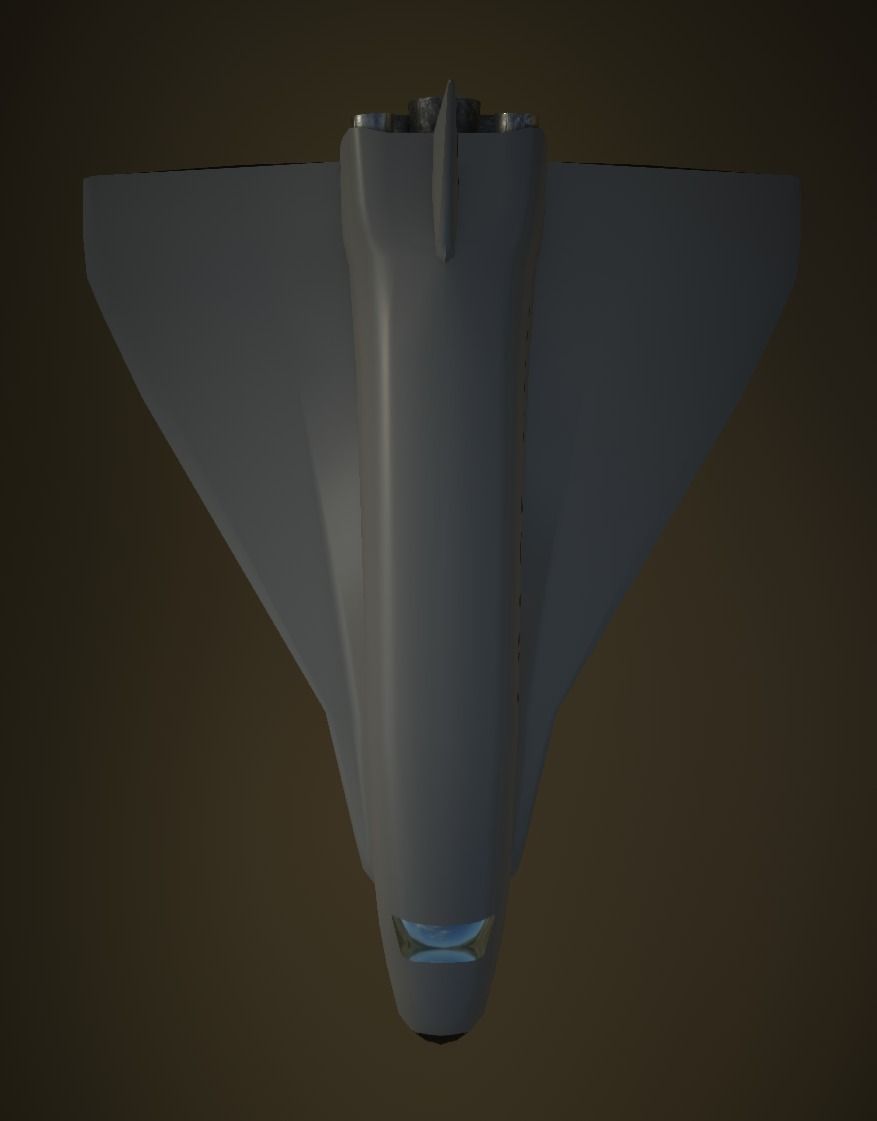 3D model Low Poly Space Shuttle Toy VR / AR / low-poly | CGTrader