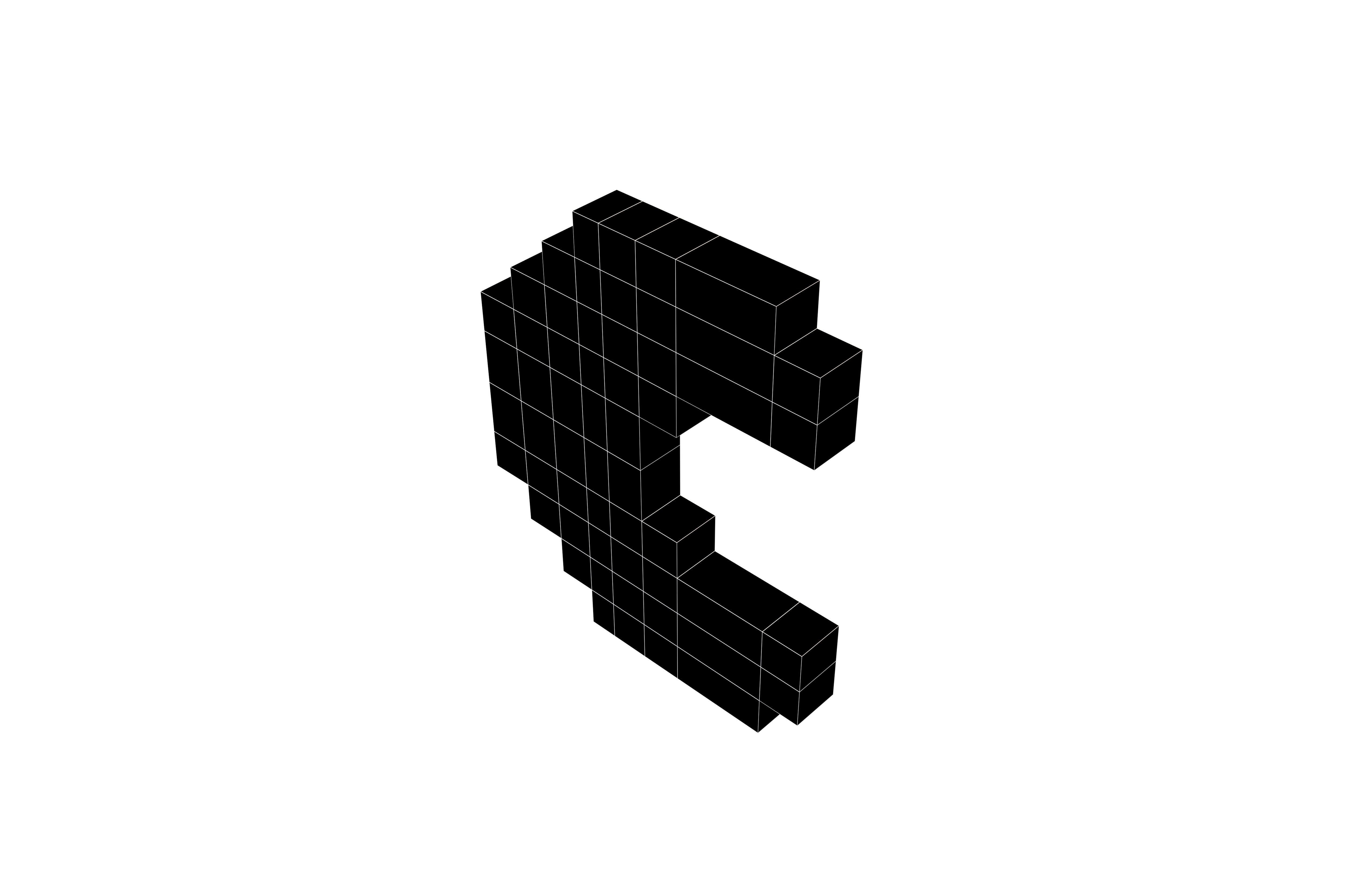 3D model Pixel Moon v1 001 VR / AR / low-poly | CGTrader