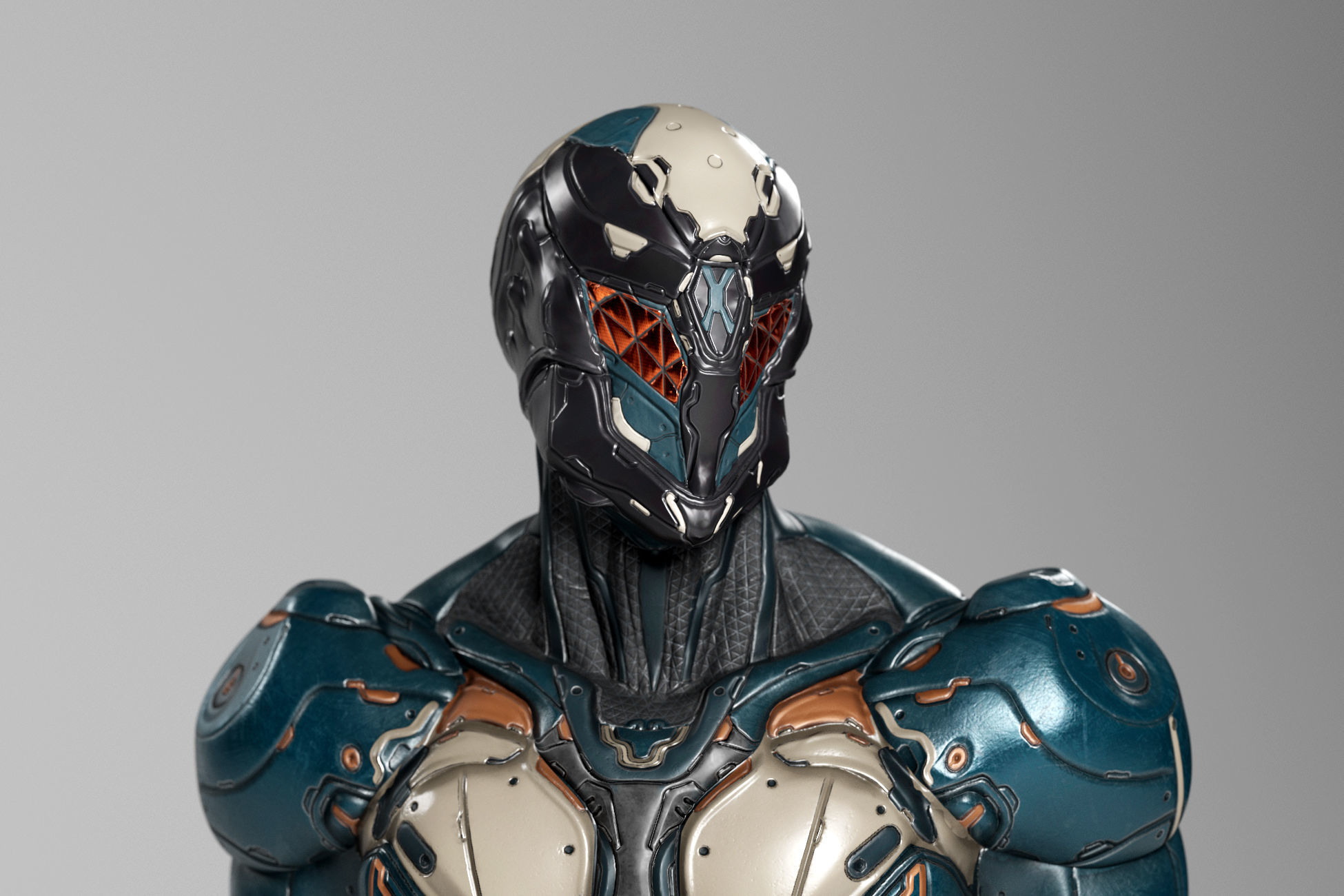 3D model Cyberpunk Ninja Pack - Unreal Engine Ready - Unity Ready VR ...