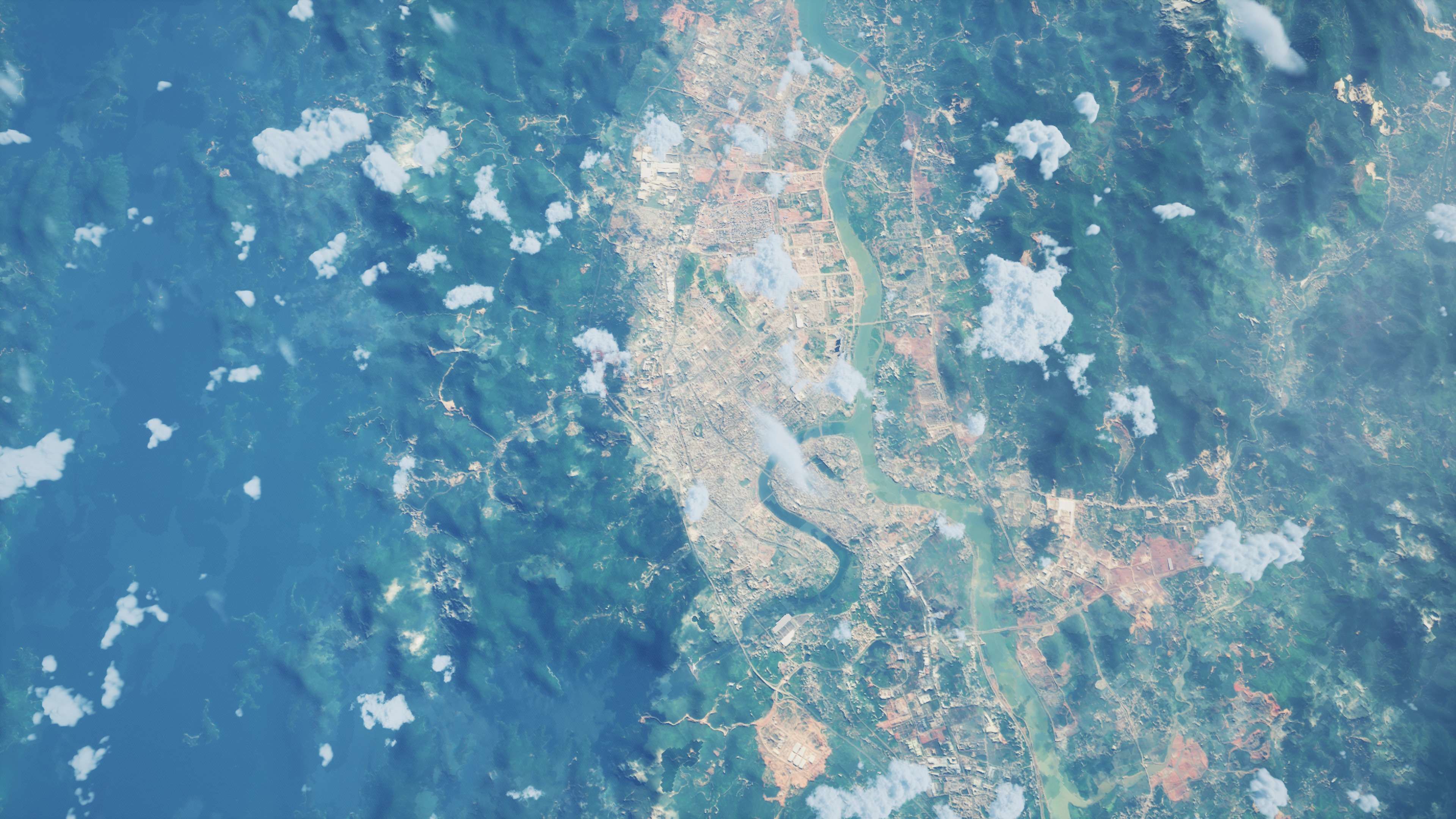 Heyuan China City Landscape 3D Model 3D model | CGTrader