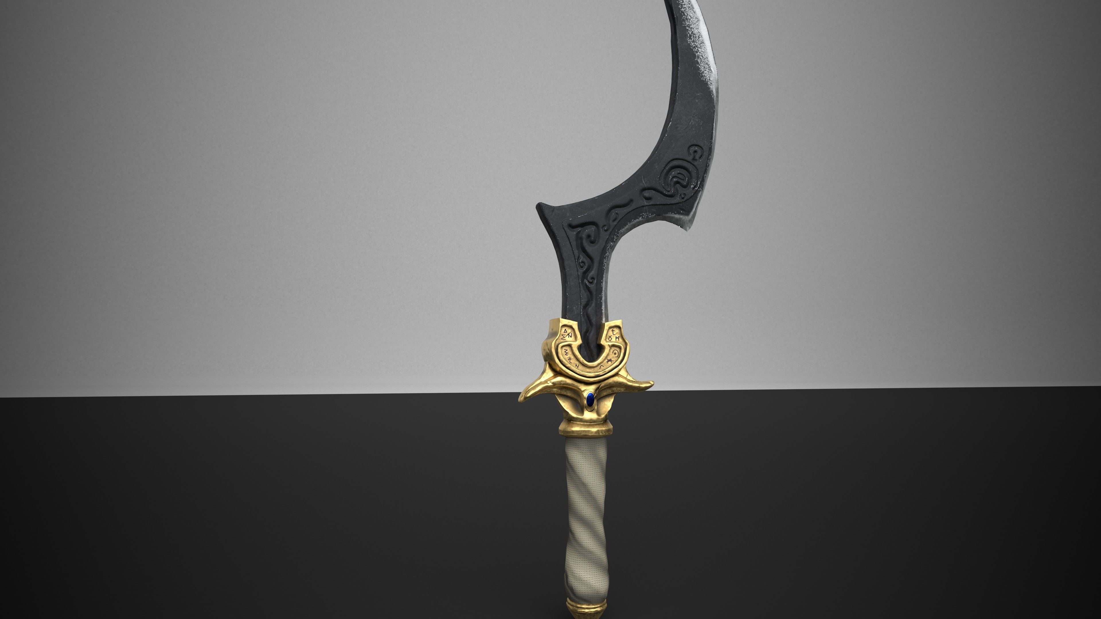 3D model Khatar sword-like weapon VR / AR / low-poly | CGTrader