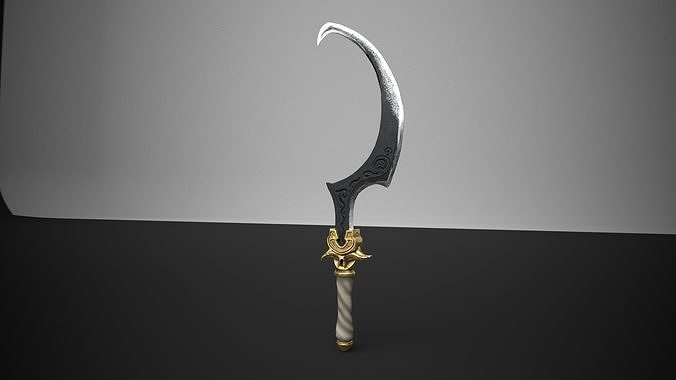 3D model Khatar sword-like weapon VR / AR / low-poly | CGTrader