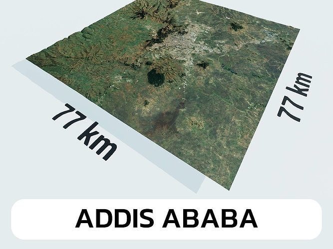 Addis Ababa Ethiopia City Landscape 3D Model 3D model | CGTrader