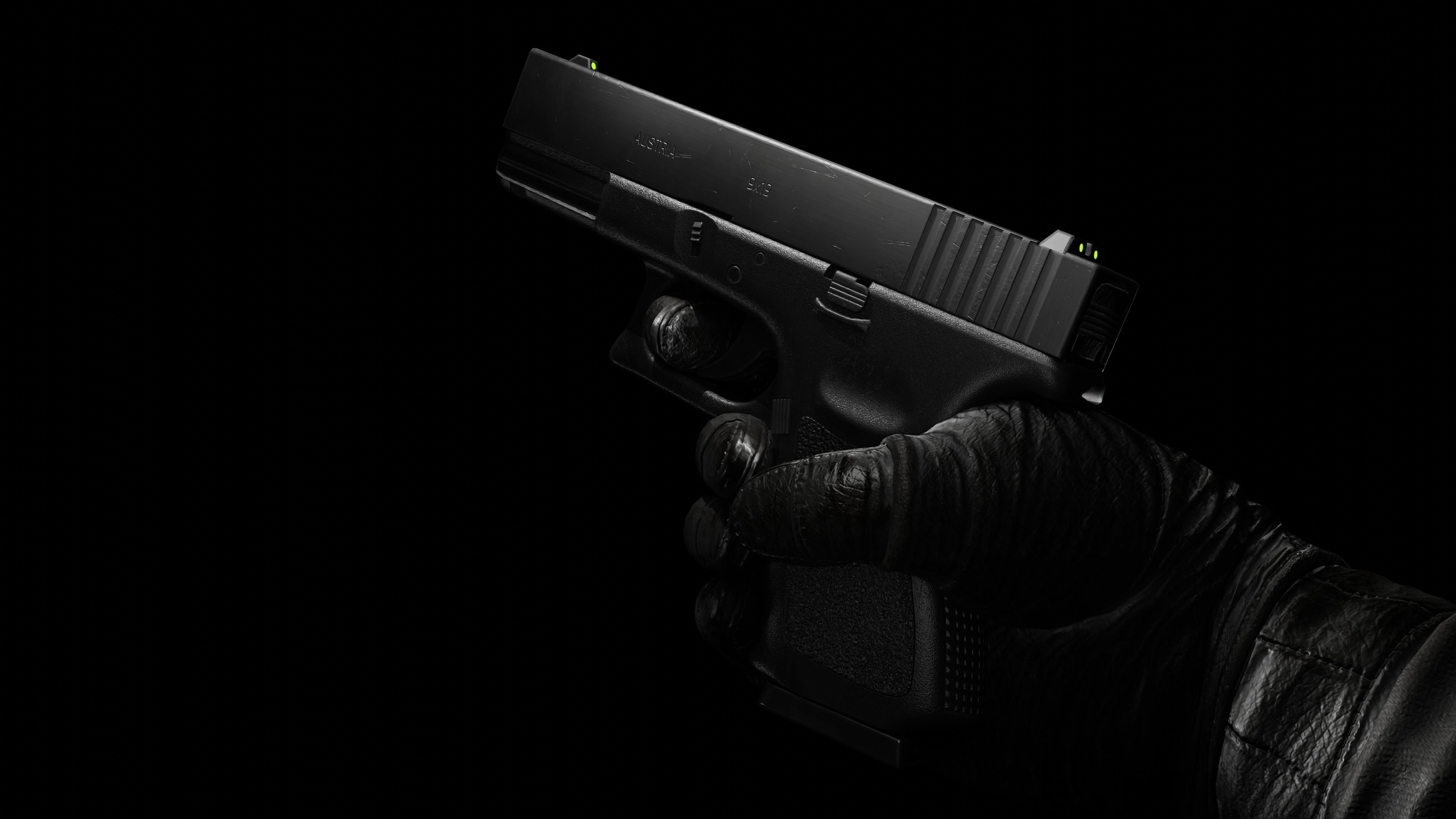 3D model G19 Gen3 9mm pistol AAA Game Ready Gun VR / AR / low-poly ...