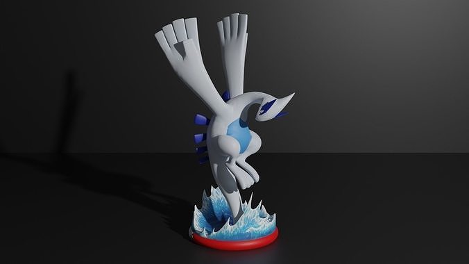 Lugia pokemon 3D print model 3D model 3D printable | CGTrader