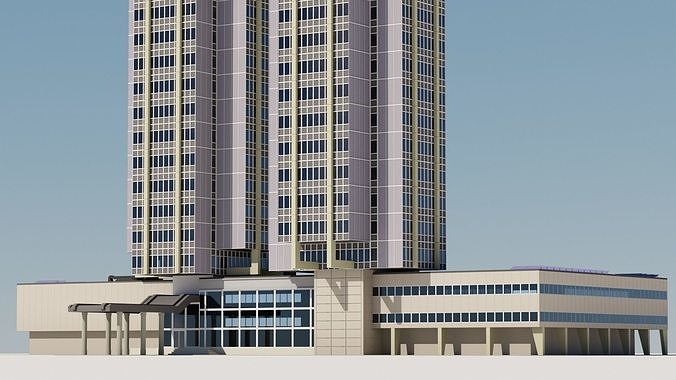 3D model Eastern European Building 004 VR / AR / low-poly | CGTrader