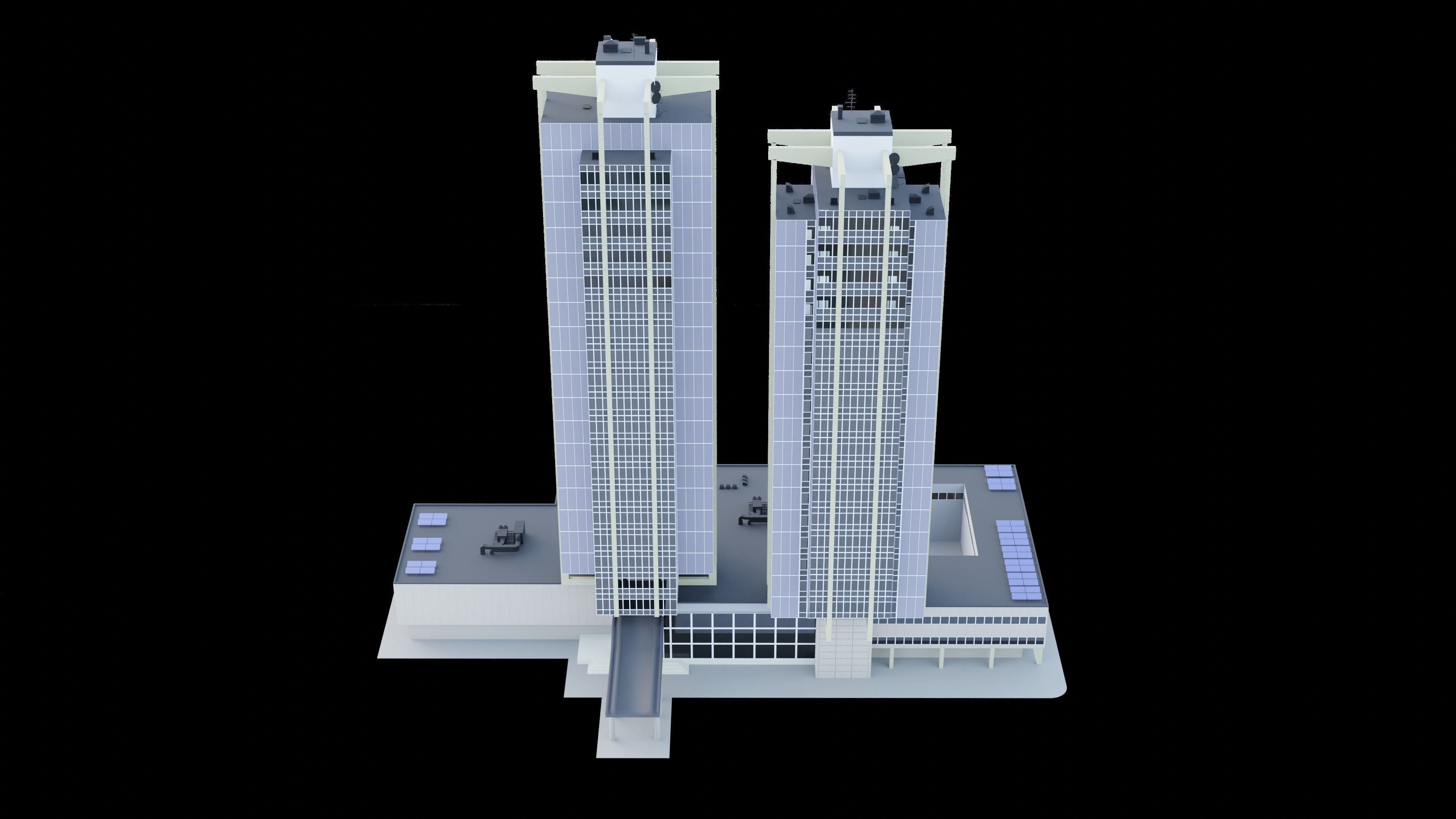 3D model Eastern European Building 004 VR / AR / low-poly | CGTrader