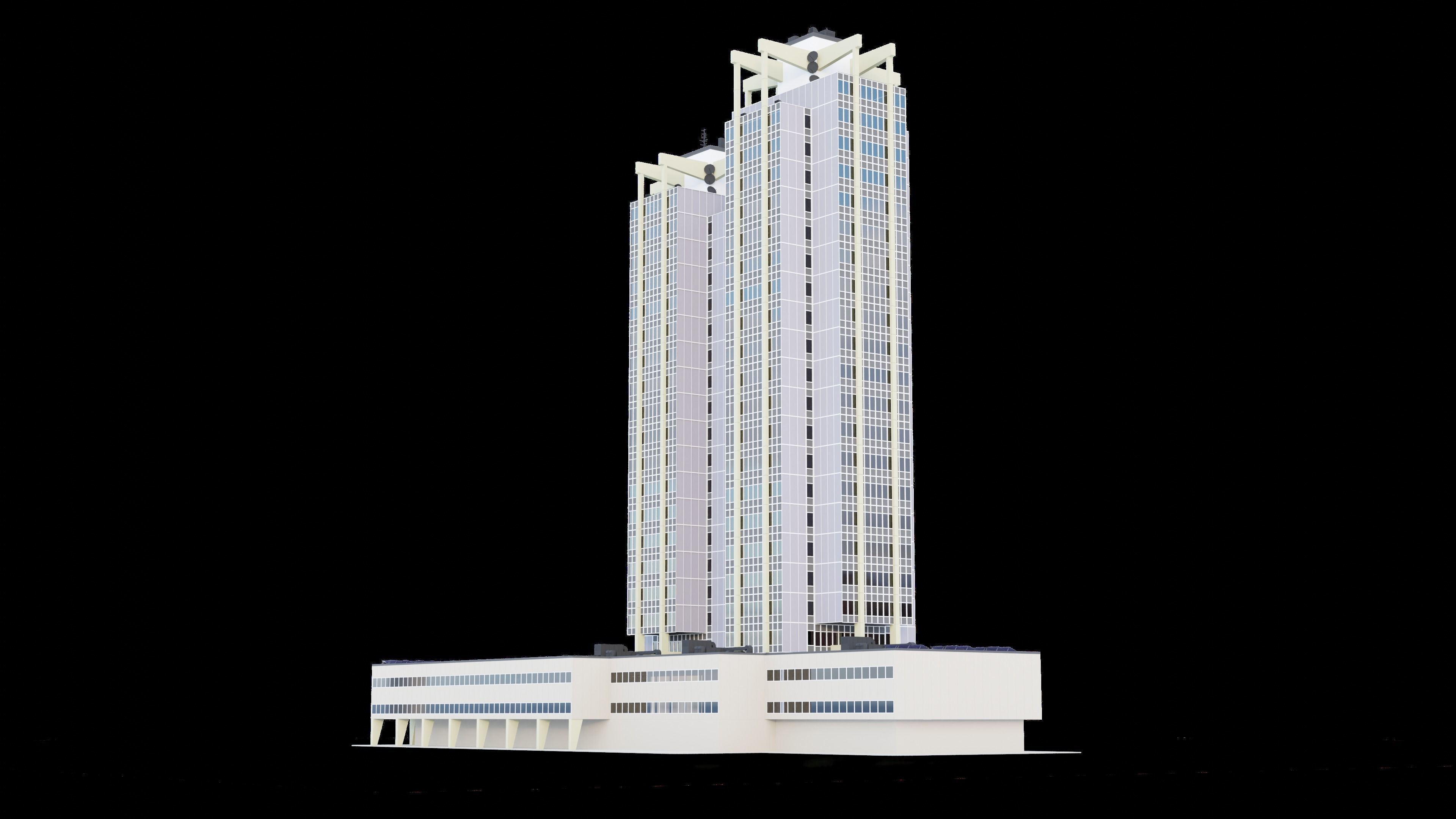 3D model Eastern European Building 004 VR / AR / low-poly | CGTrader