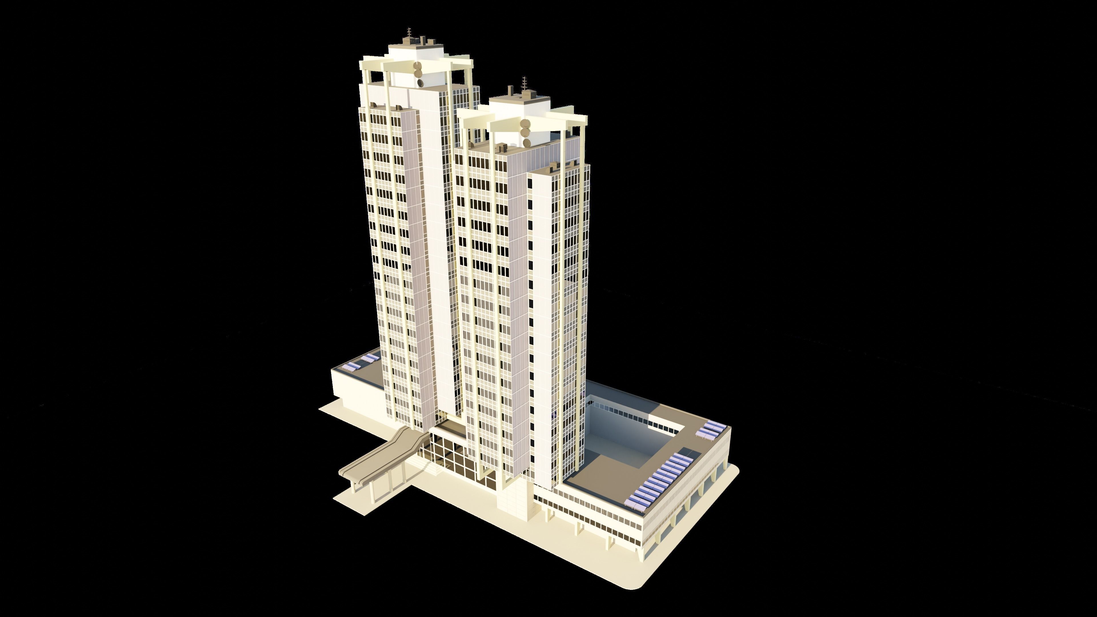 3D model Eastern European Building 004 VR / AR / low-poly | CGTrader