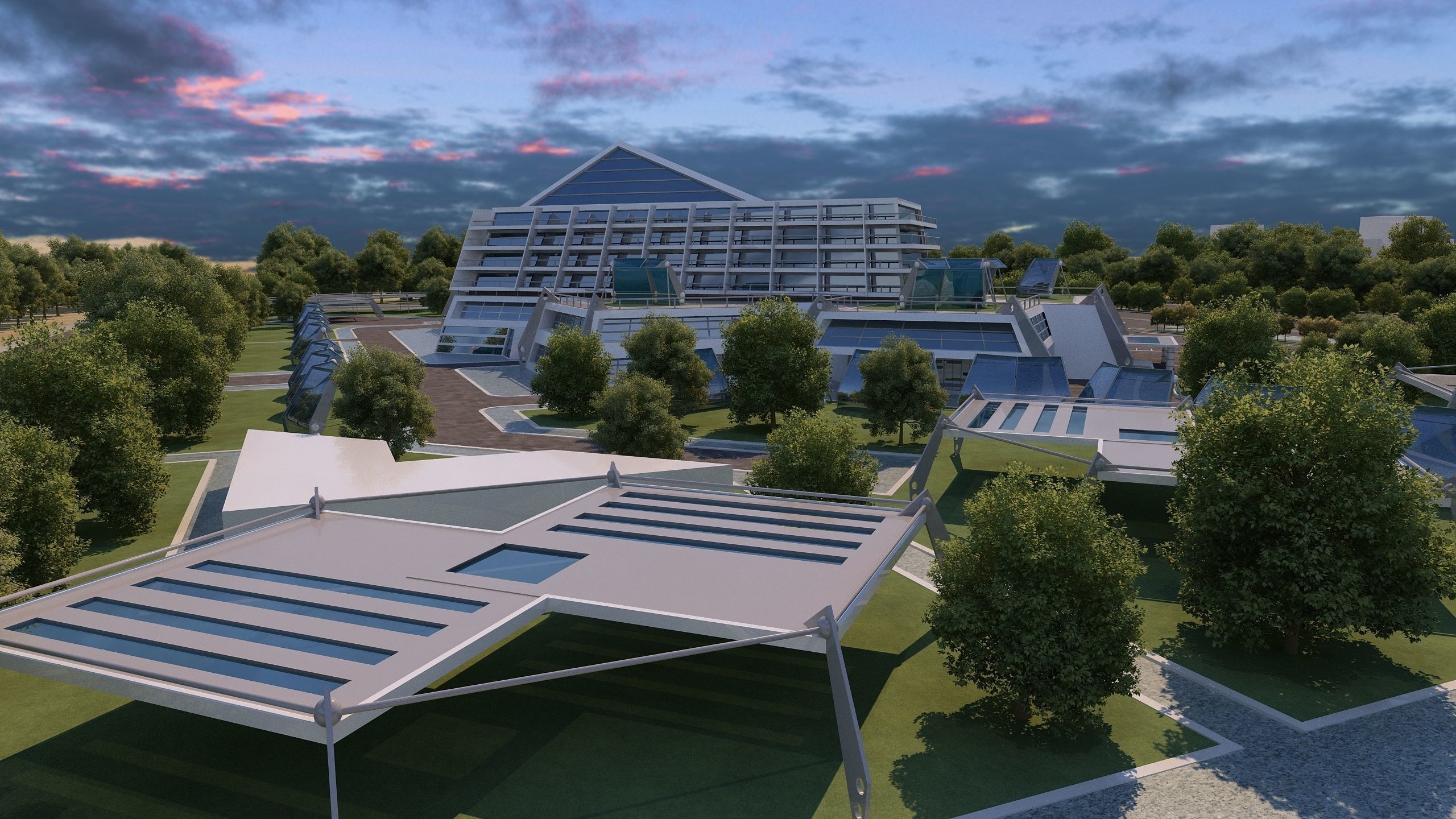 0129 - Hospital Architecture Project 3D model | CGTrader