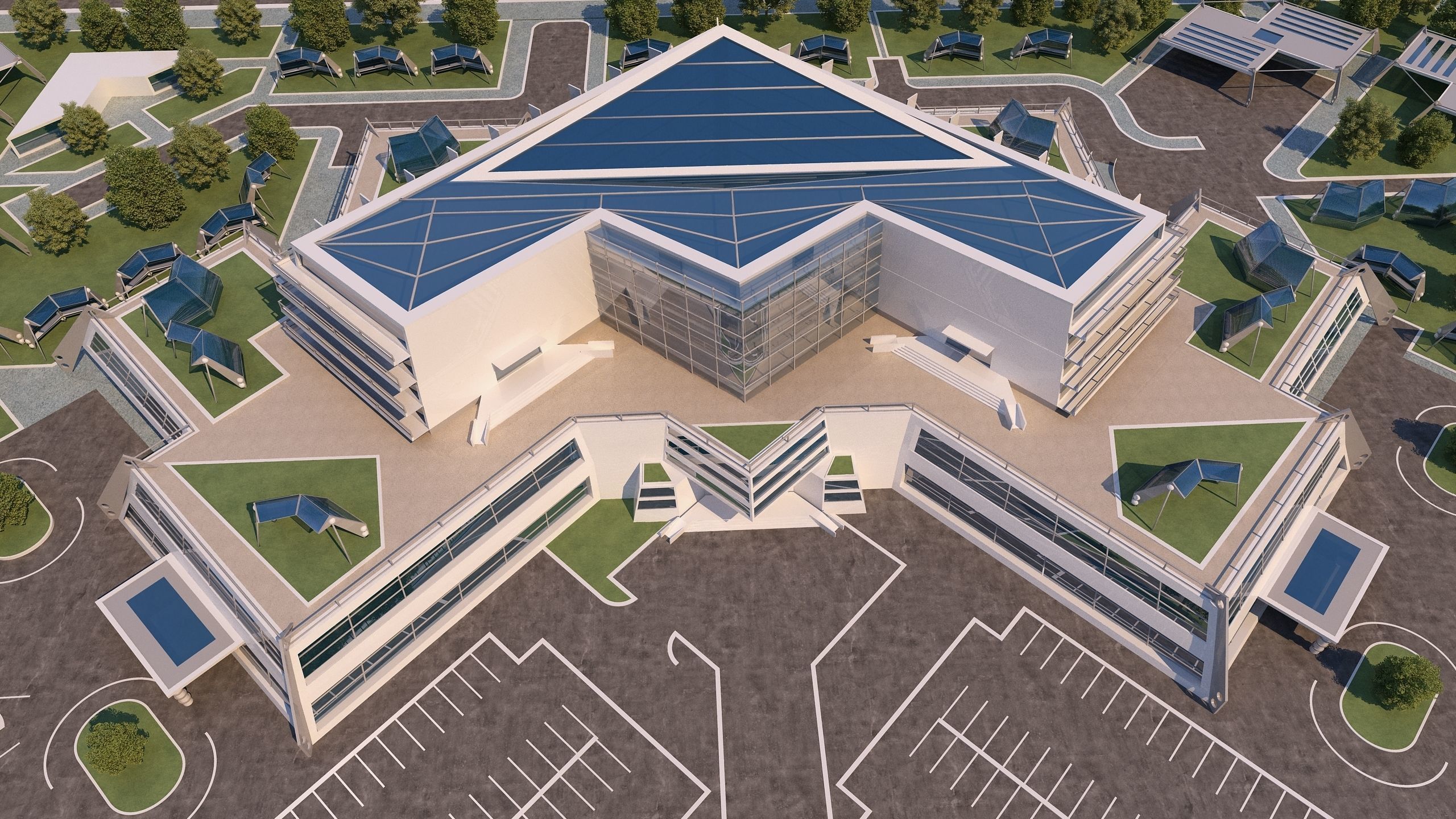 0129 - Hospital Architecture Project 3D model | CGTrader