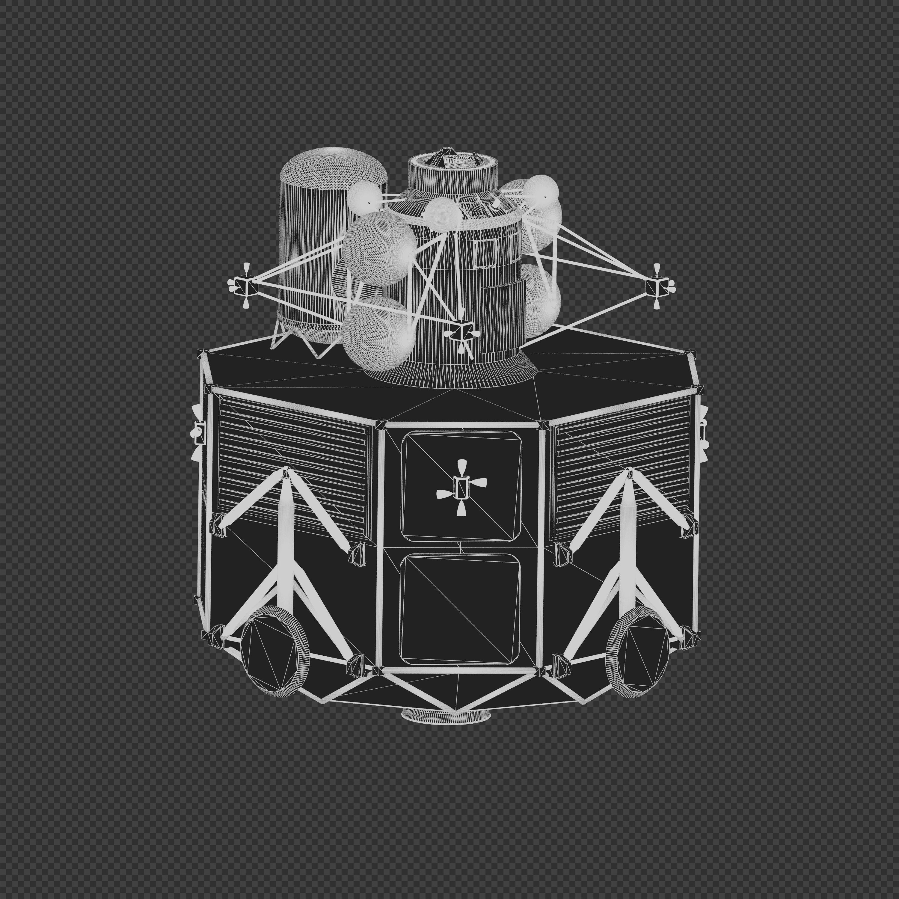 Nasa Altair Lunar Lander 3d Model Cgtrader