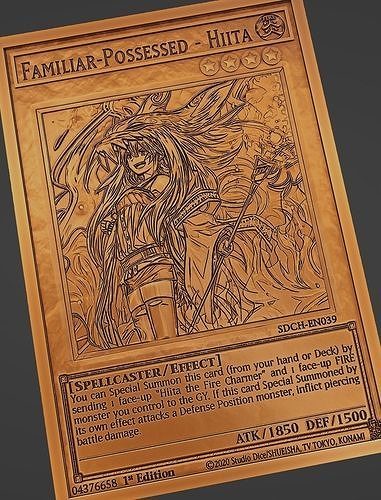 familiar possessed hiita - yugioh 3D model 3D printable | CGTrader
