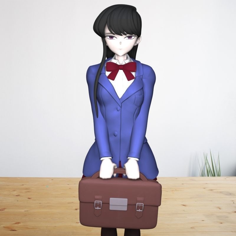 KOMI SAN WA KOMYUSHOU DESU 3D model 3D printable | CGTrader