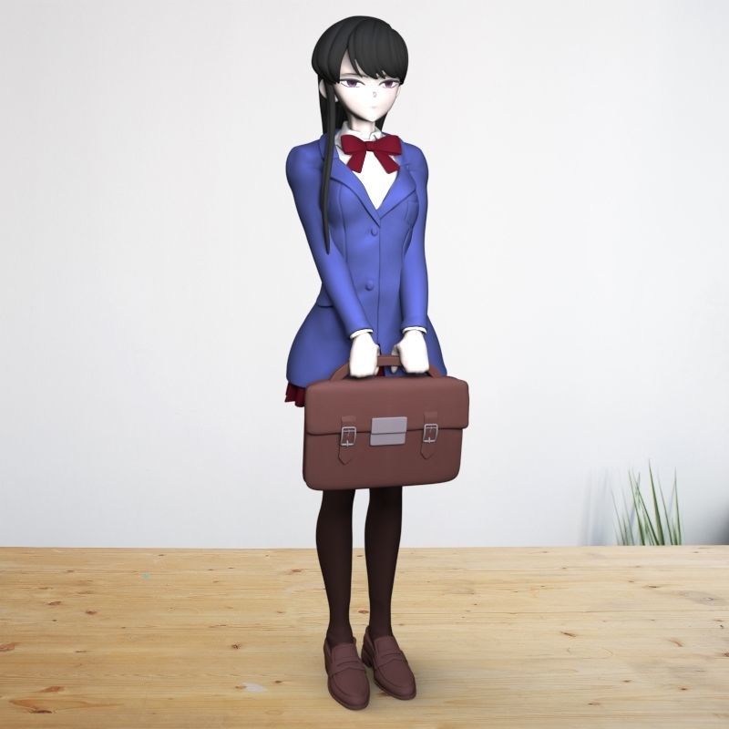 KOMI SAN WA KOMYUSHOU DESU 3D model 3D printable | CGTrader