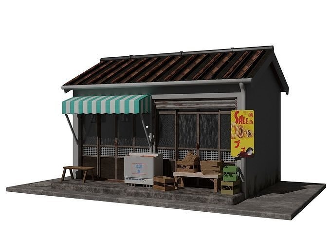 grocery store - 3D Model 3D model | CGTrader