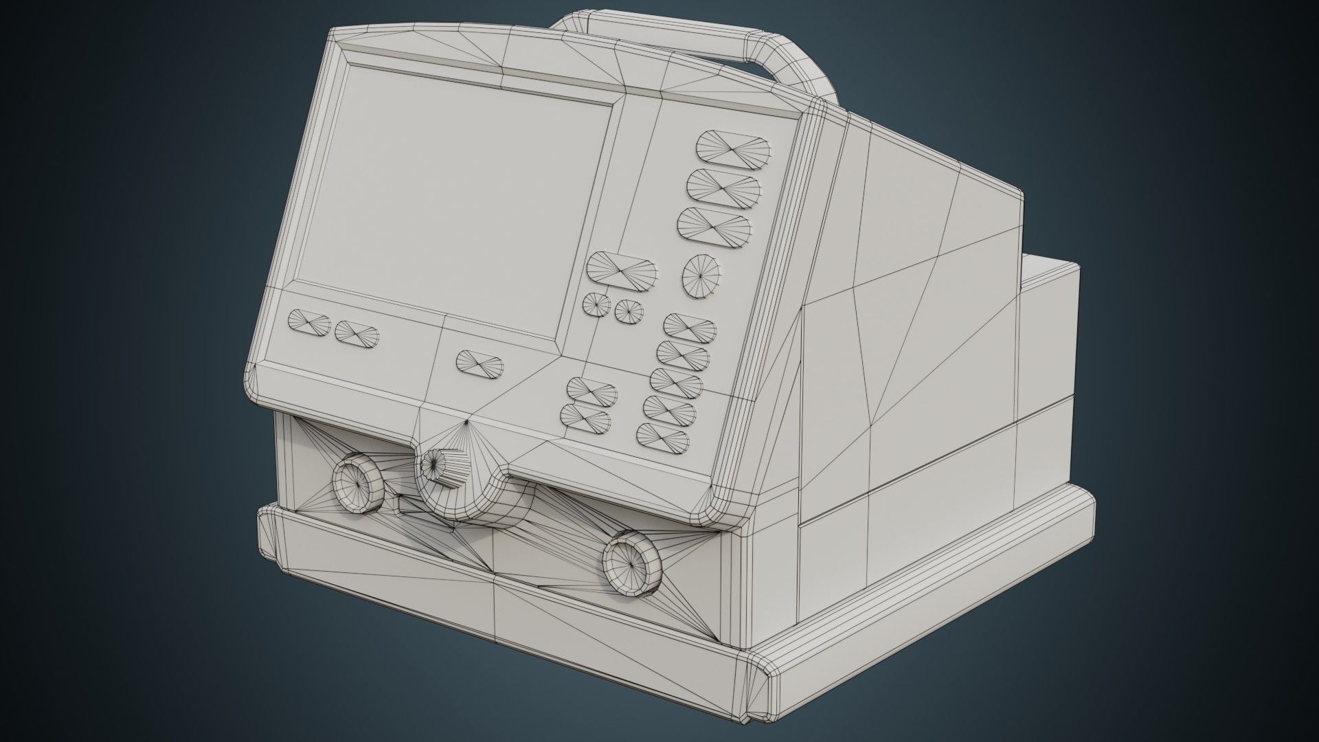 3D model Defibrillator 2A VR / AR / low-poly | CGTrader