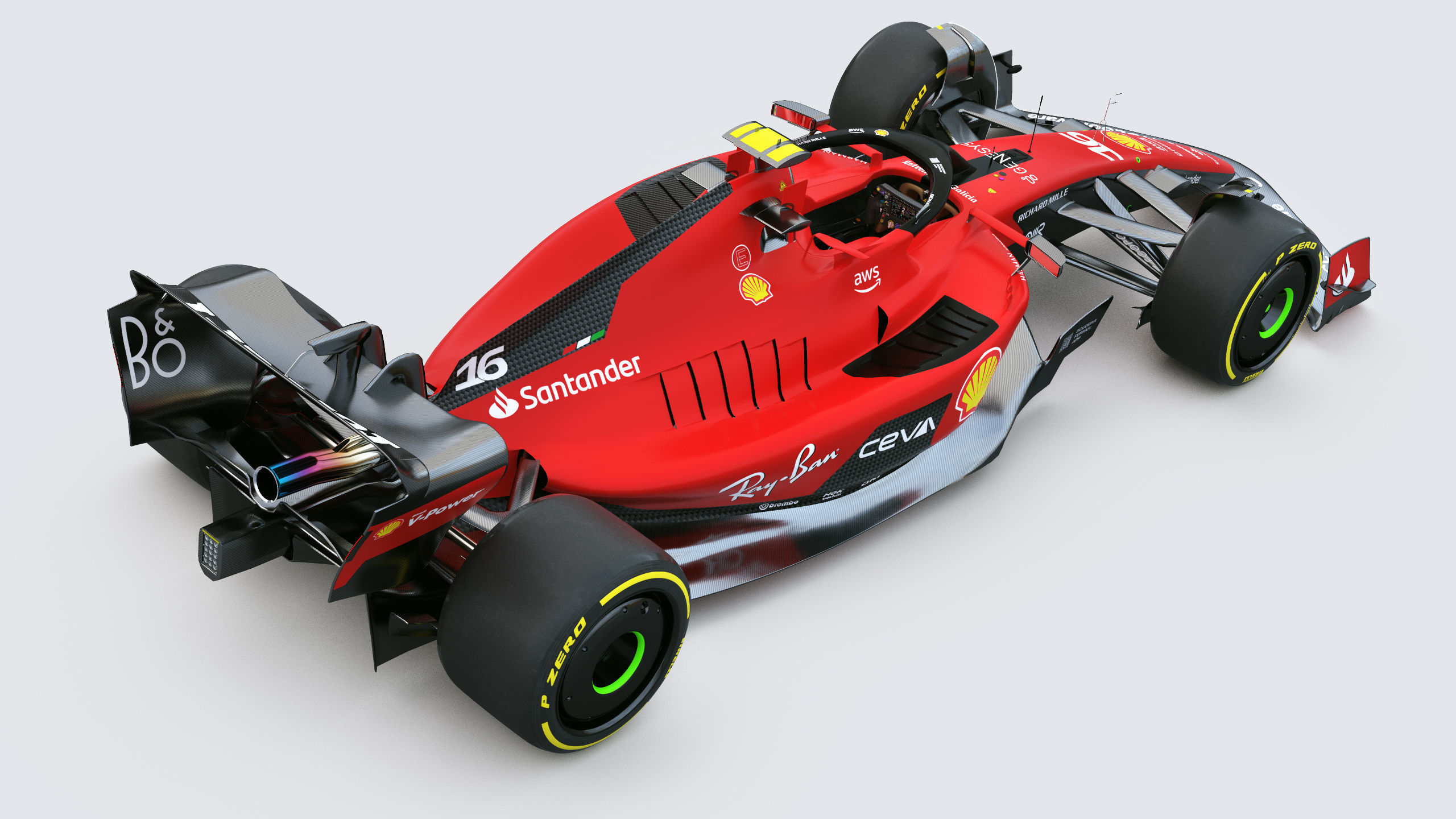 F1 Ferrari SF23 2023 3D model | CGTrader