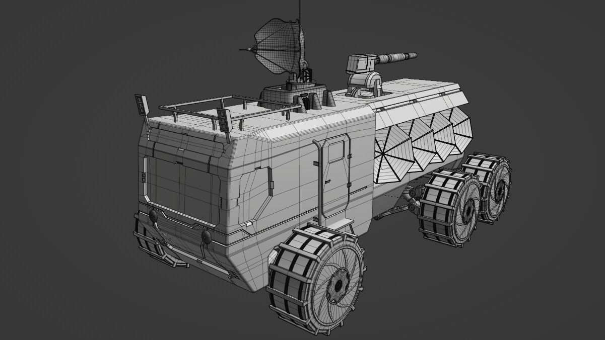 Rover Vehicle 3D model | CGTrader
