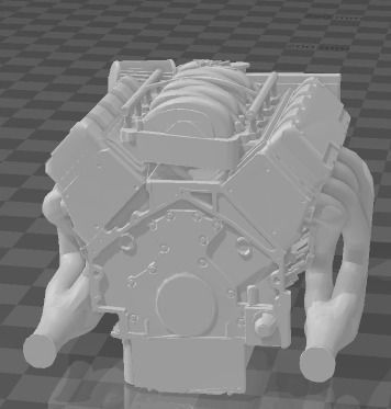 LS V8 engine 3D model 3D printable | CGTrader
