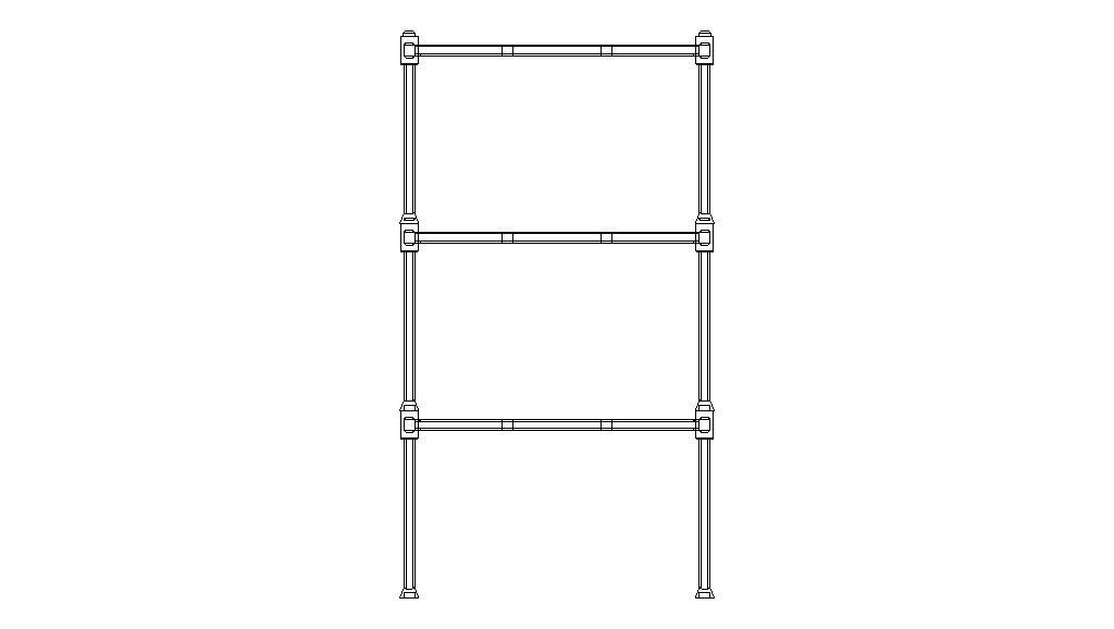 Steel Stack Rack free 3D model rigged | CGTrader