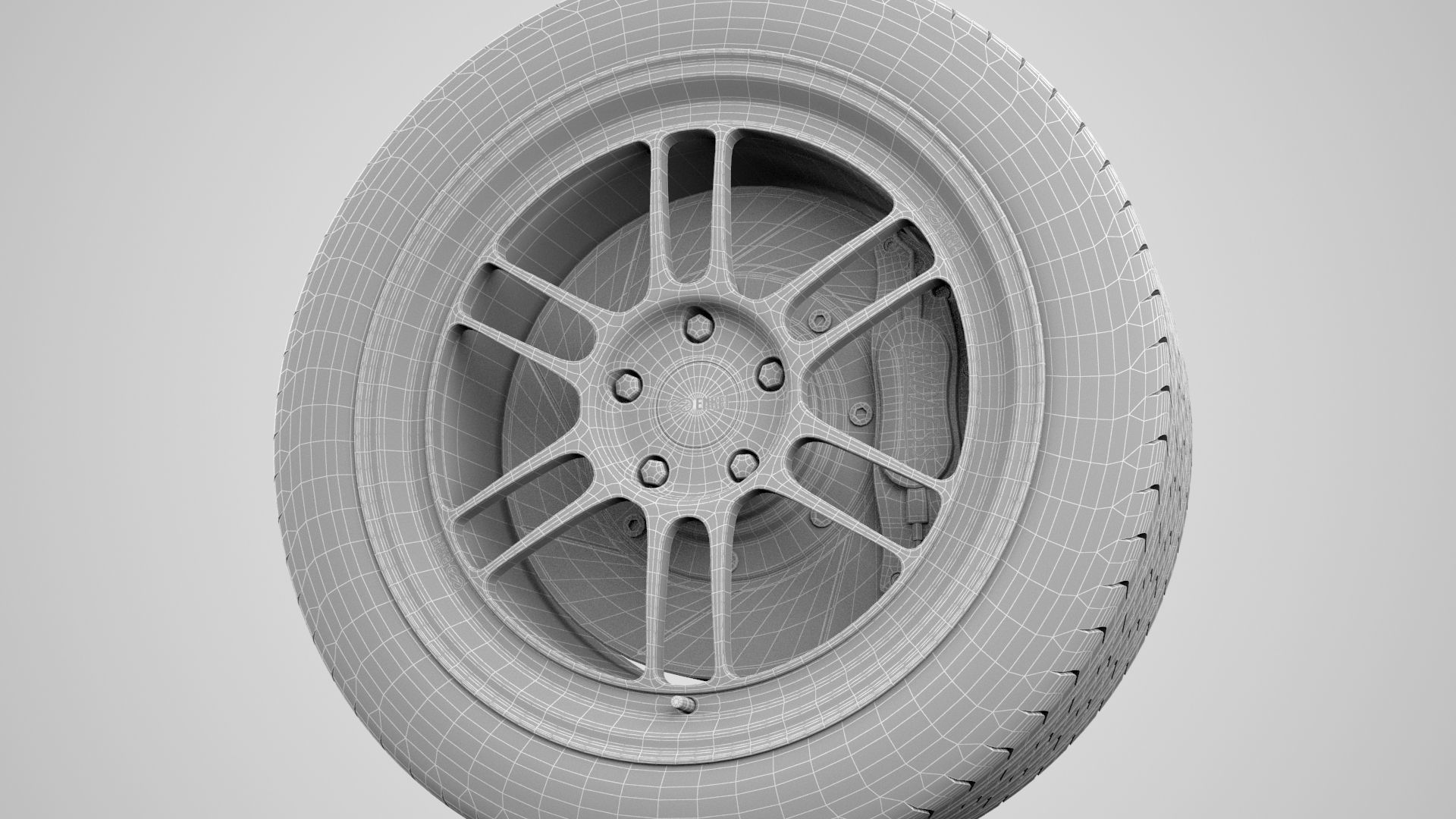 Enkei Performance RPF01 Rim 3D model | CGTrader