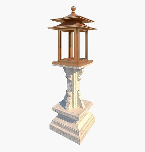 Chinese style palace lamp 3D model | CGTrader