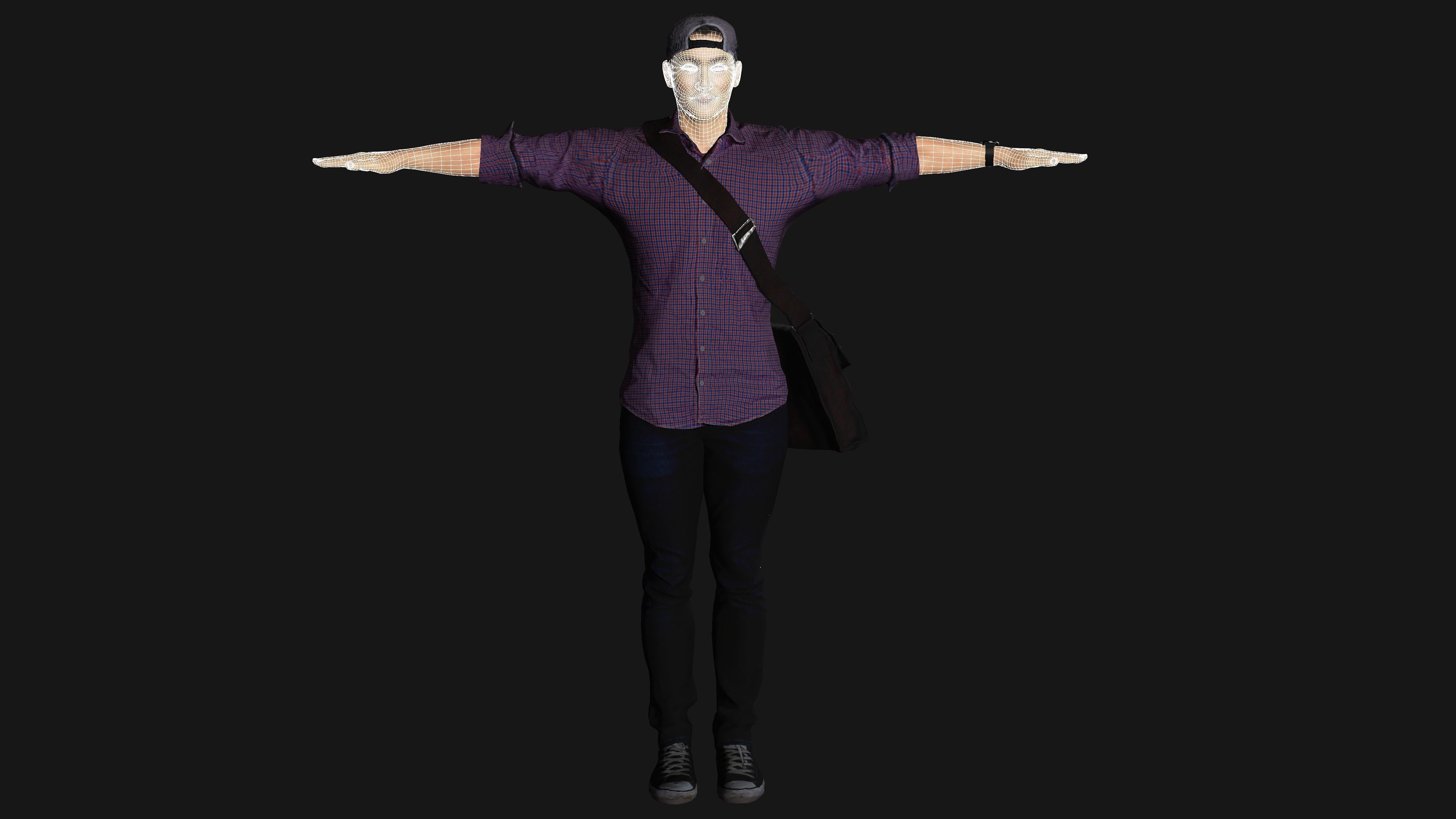 3D model AAA 3D REALISTIC HUMAN MALE CHARACTER - ASIAN KOREAN MAN 02 VR ...