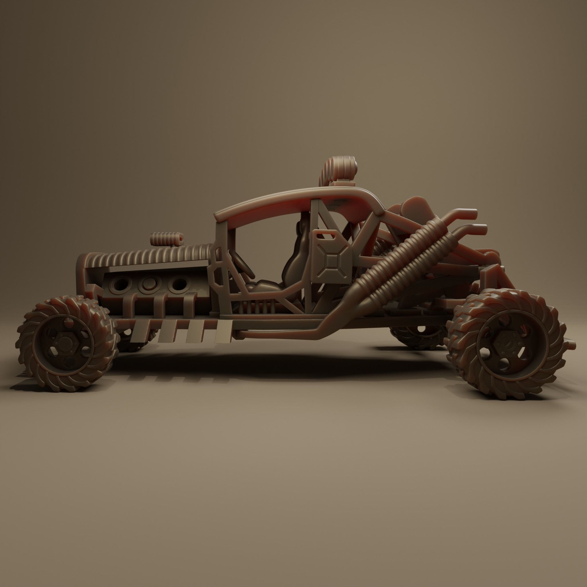 Mad max buggy car 3D model 3D printable | CGTrader
