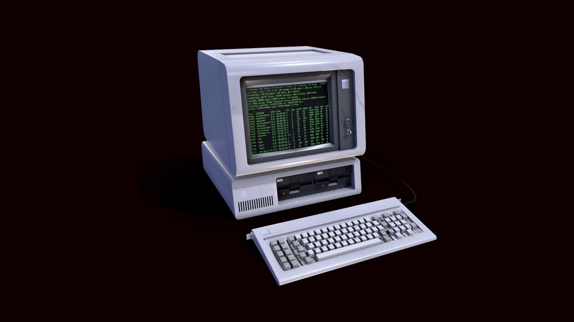 Traditional PC 3D model | CGTrader